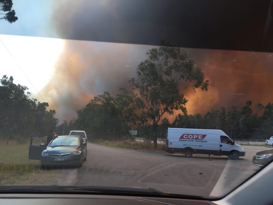 Fire Karuah, Buckets Way, Pacific Highway, Lime Burners Creek