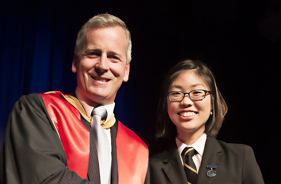 Grace Kim and Hayley O’Toole are two tops HSC achievers