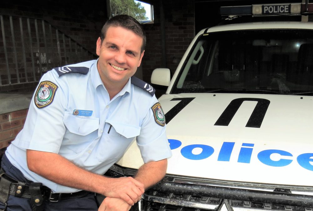 Senior Constable Ashley Ray Shines Blue Light for Youth