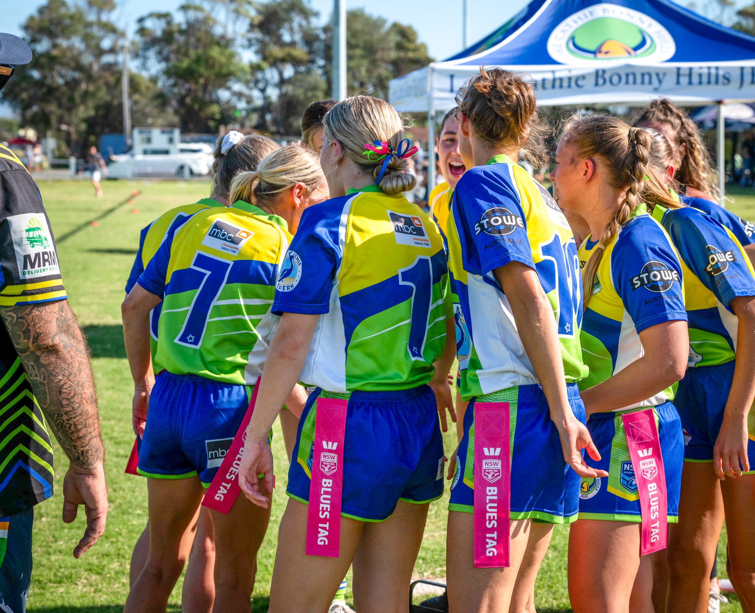 Raiders celebrate the debut of their league tag ladies - News Of The Area